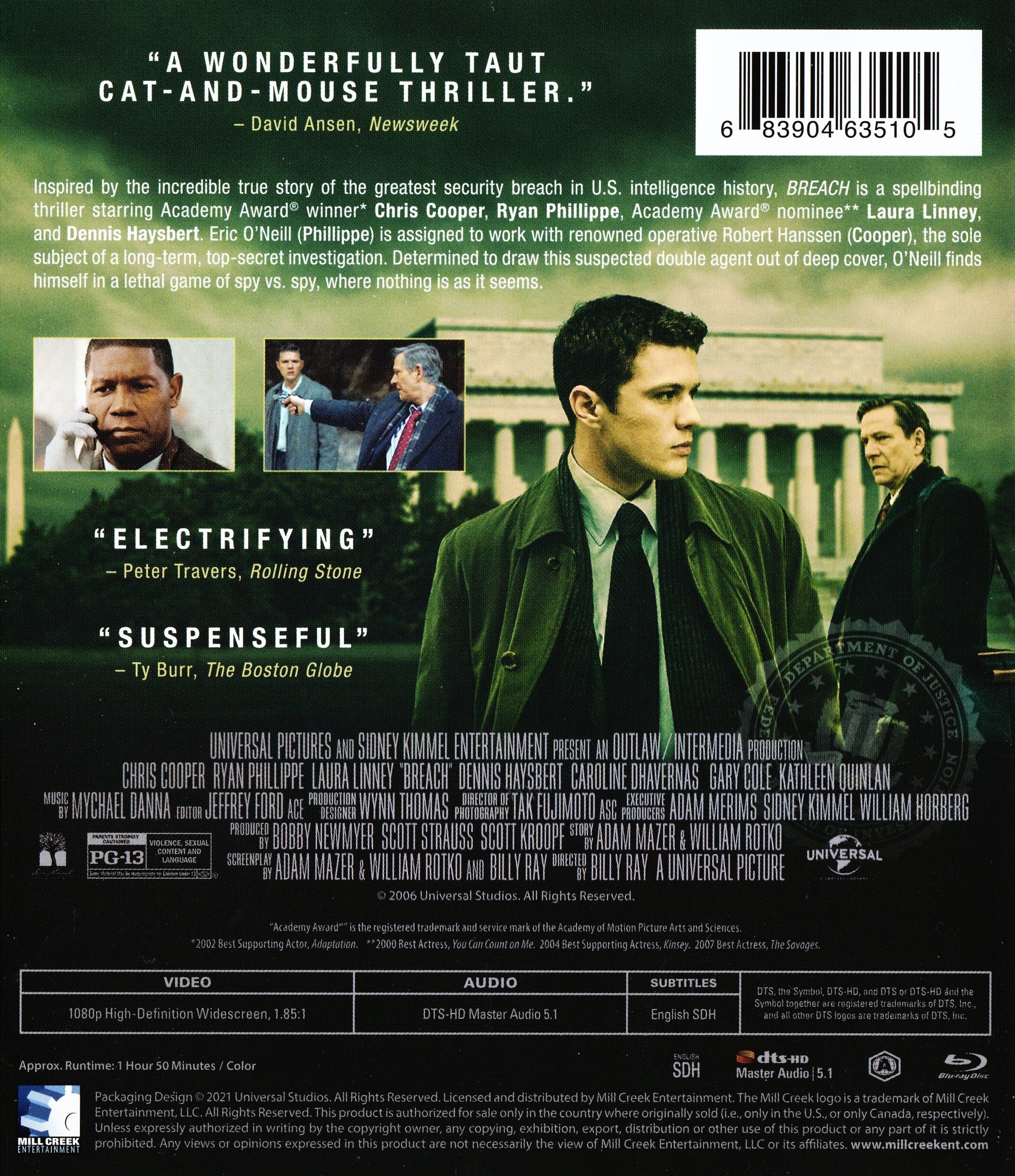 Blu-ray Review: BREACH - No(R)eruns.net